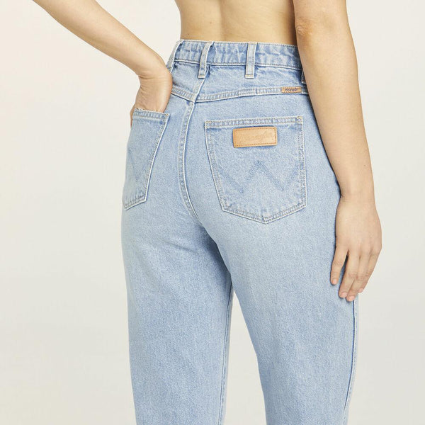 Wrangler Drew Mom Slim Jean- Indigo Awaken - The Velvet West